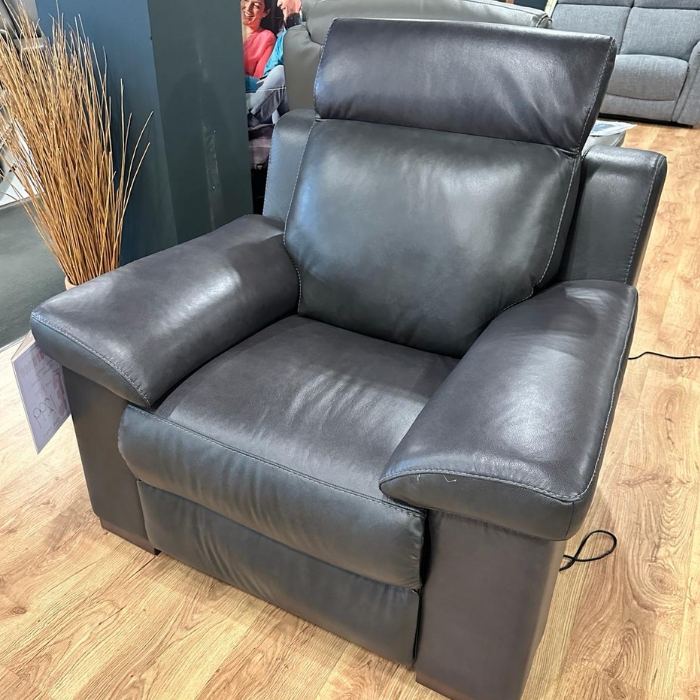Sultan Leather Power Recliner Chair - Furniture Factors : Furniture Factors